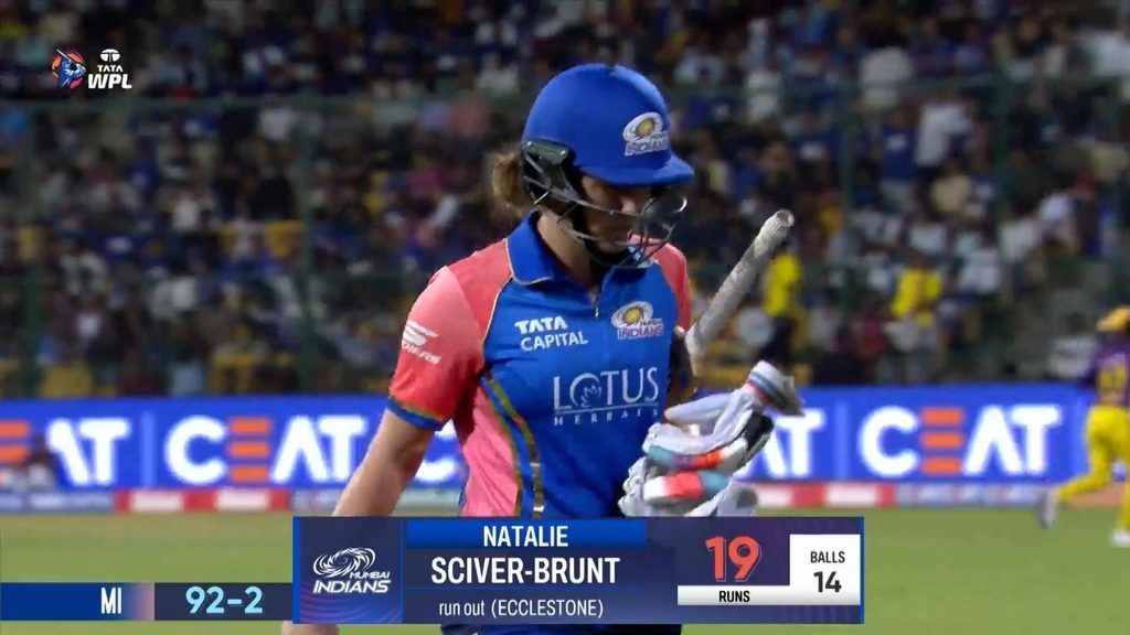 M06 - MI vs UPW: Nat Sciver-Brunt Wicket