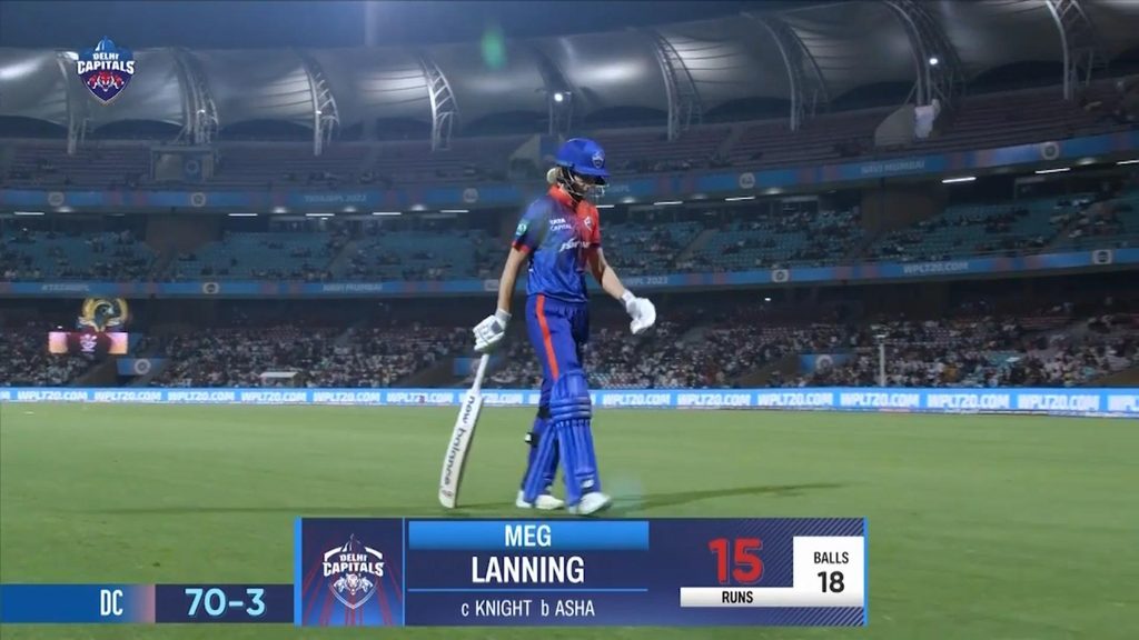 M11- DC vs RCB: Meg Lanning Wicket