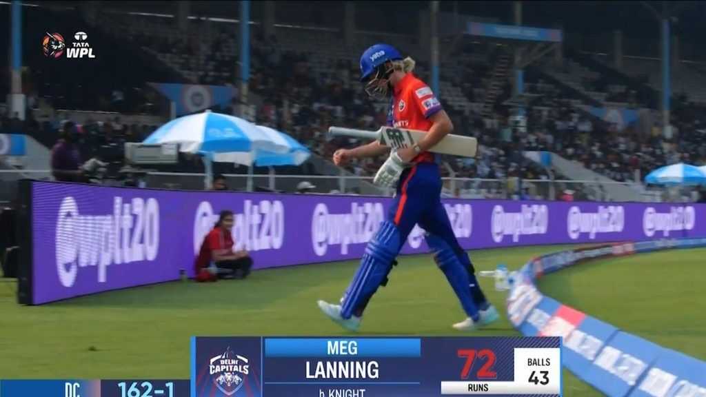 M02- Rcb vs Dc: Meg Lanning Wicket