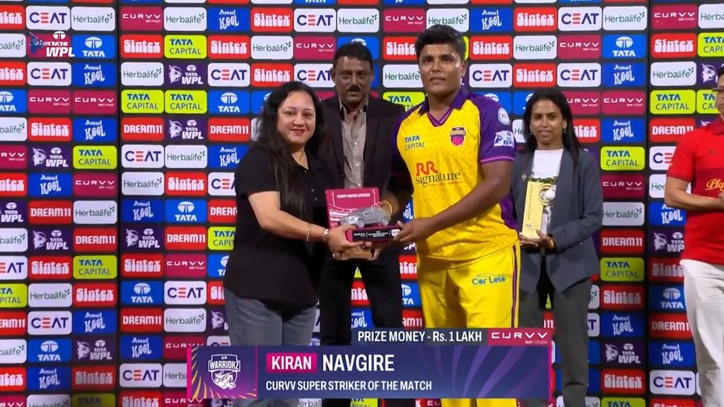 Curvv Super Striker of the Match: Match 9, Royal Challengers Bengaluru vs UP Warriorz, WPL 2025 ...
