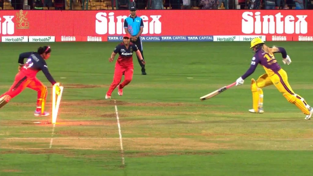 Wicket: Match 9, Royal Challengers Bengaluru vs UP Warriorz, WPL 2025: Sophie Ecclestone Wicket