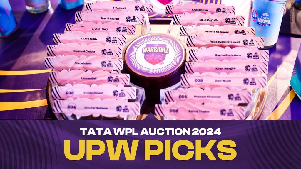 WPL Player Auction 2024 - UP Warriorz