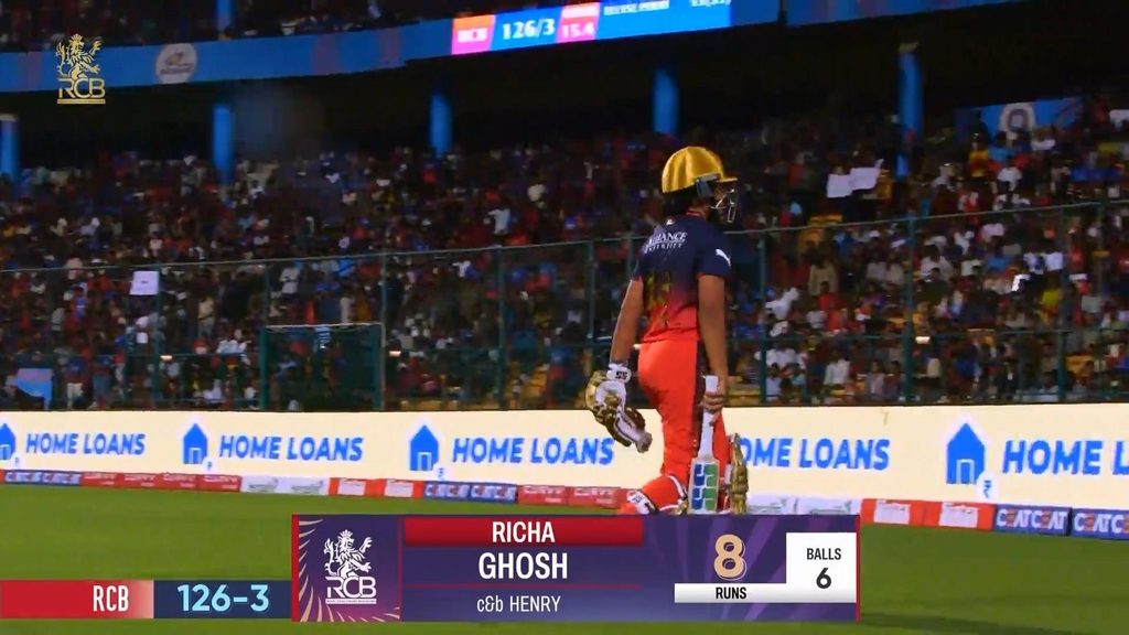 Wicket: Match 9, Royal Challengers Bengaluru vs UP Warriorz, WPL 2025 ...