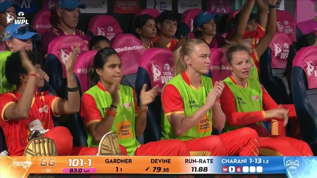 Six: Match 4, Delhi Capitals vs Gujarat Giants, WPL 2026: Sophie Devine Six