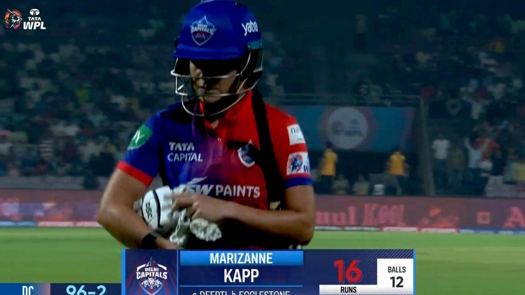 M05- UPW vs DC: Marizanne Kapp Wicket